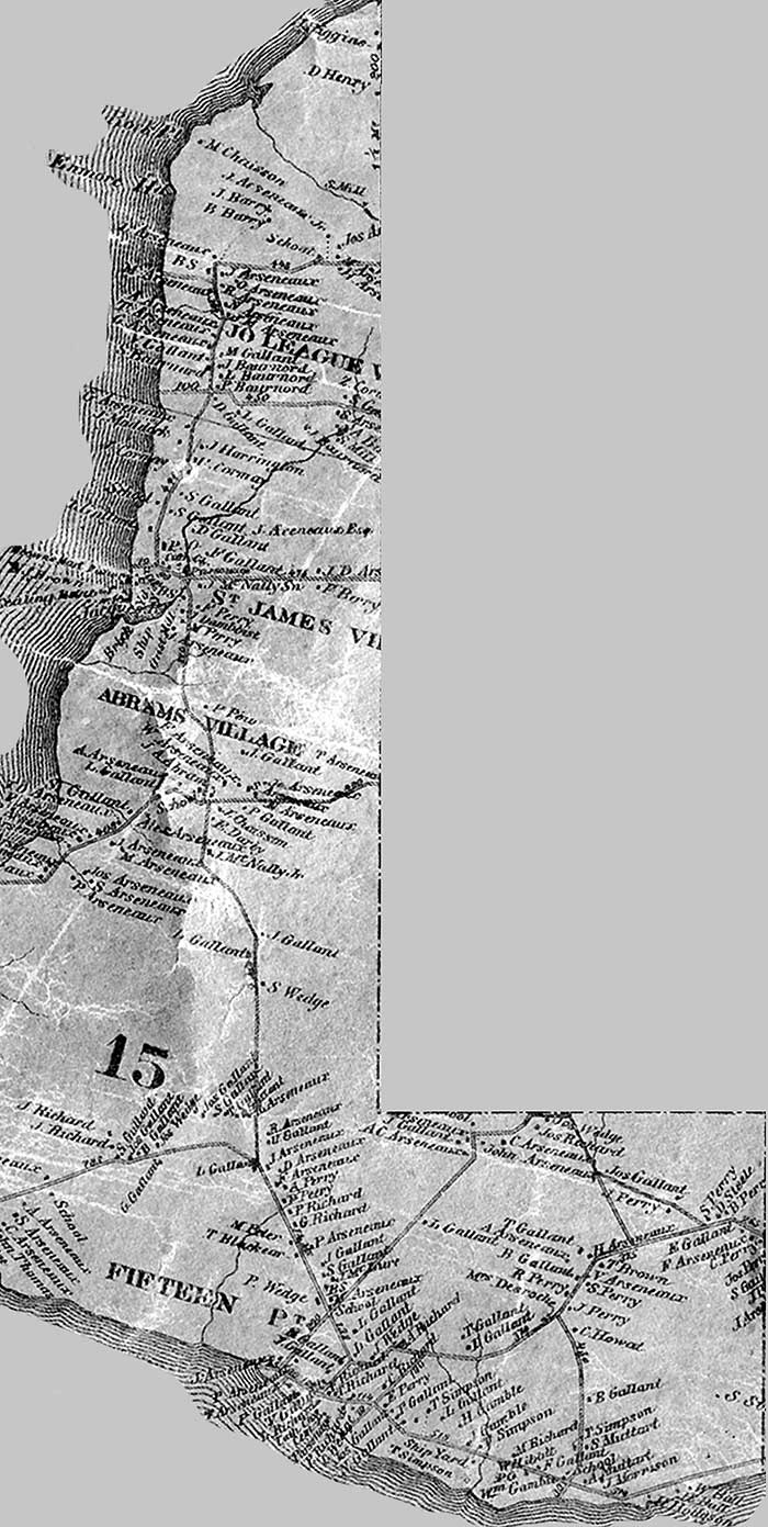 The 1863 Lake Map - View Maps by Lot Number