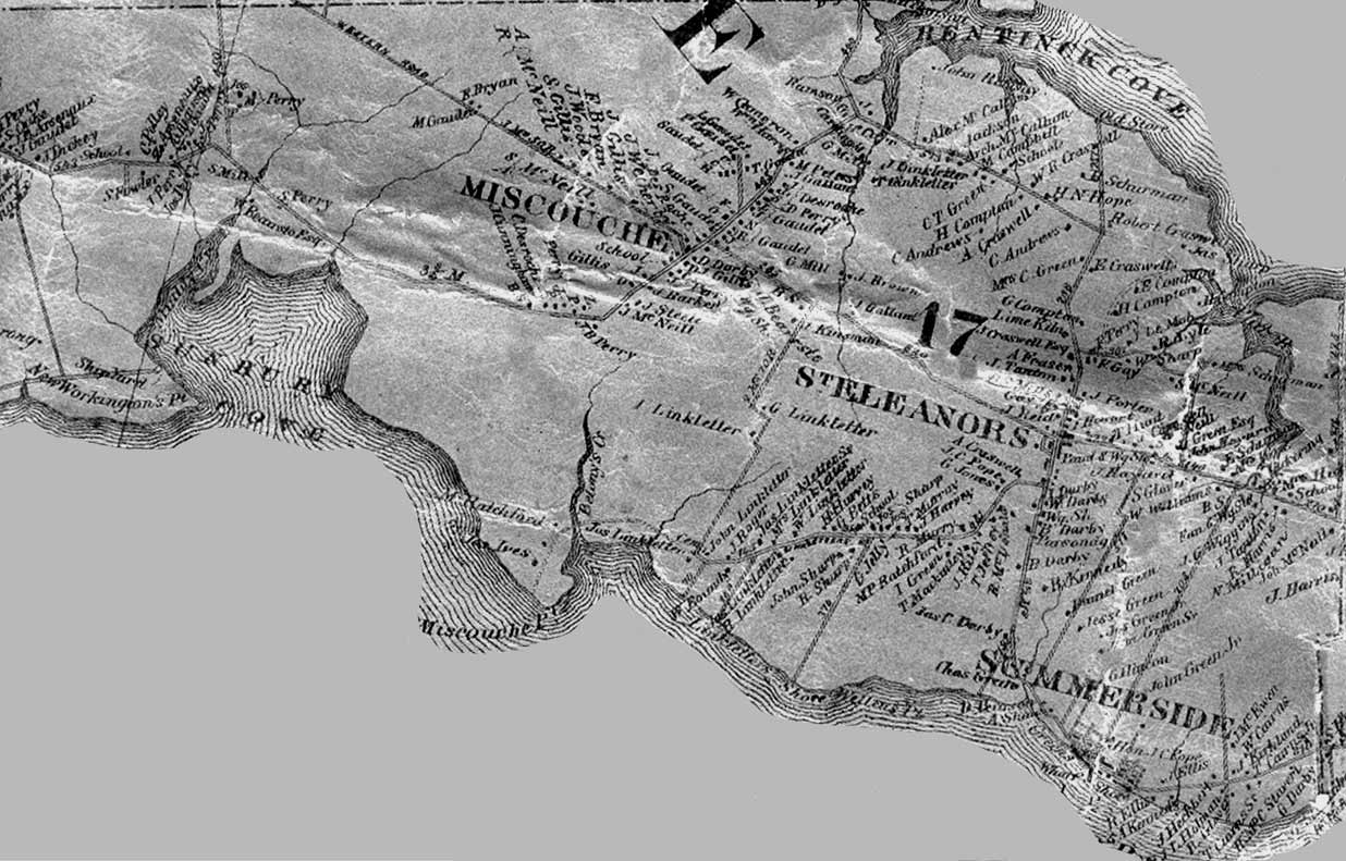 The 1863 Lake Map - View Maps by Lot Number