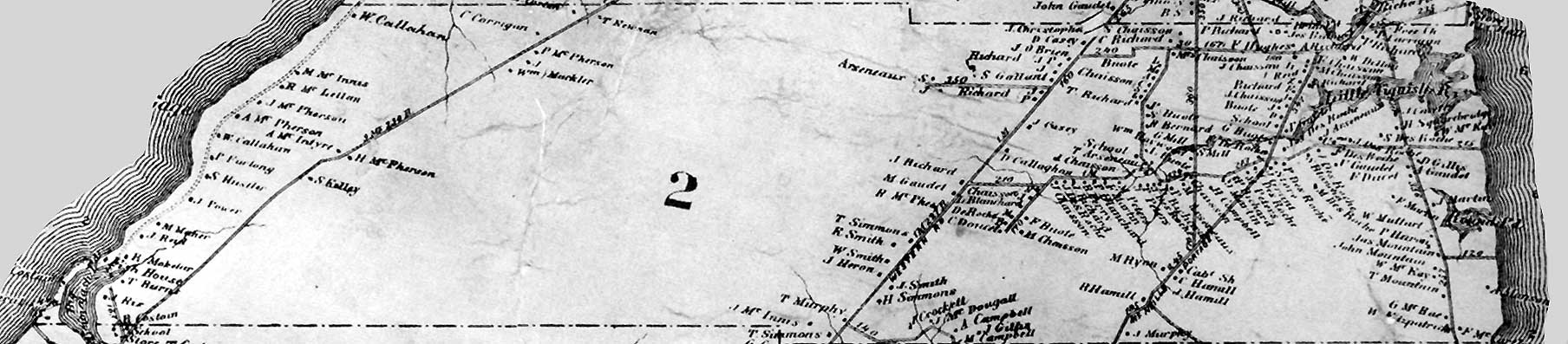 The 1863 Lake Map - View Maps by Lot Number