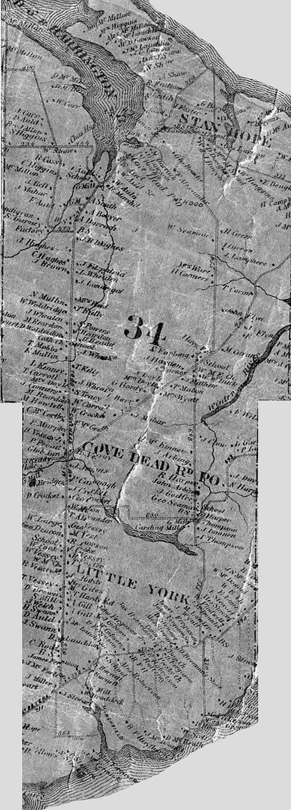 The 1863 Lake Map - View Maps by Lot Number