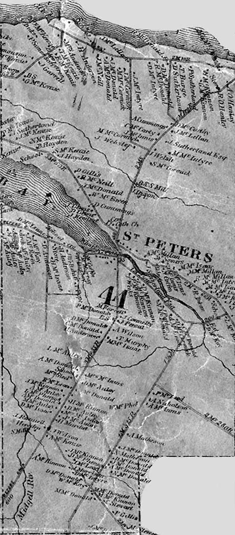 The 1863 Lake Map - View Maps by Lot Number